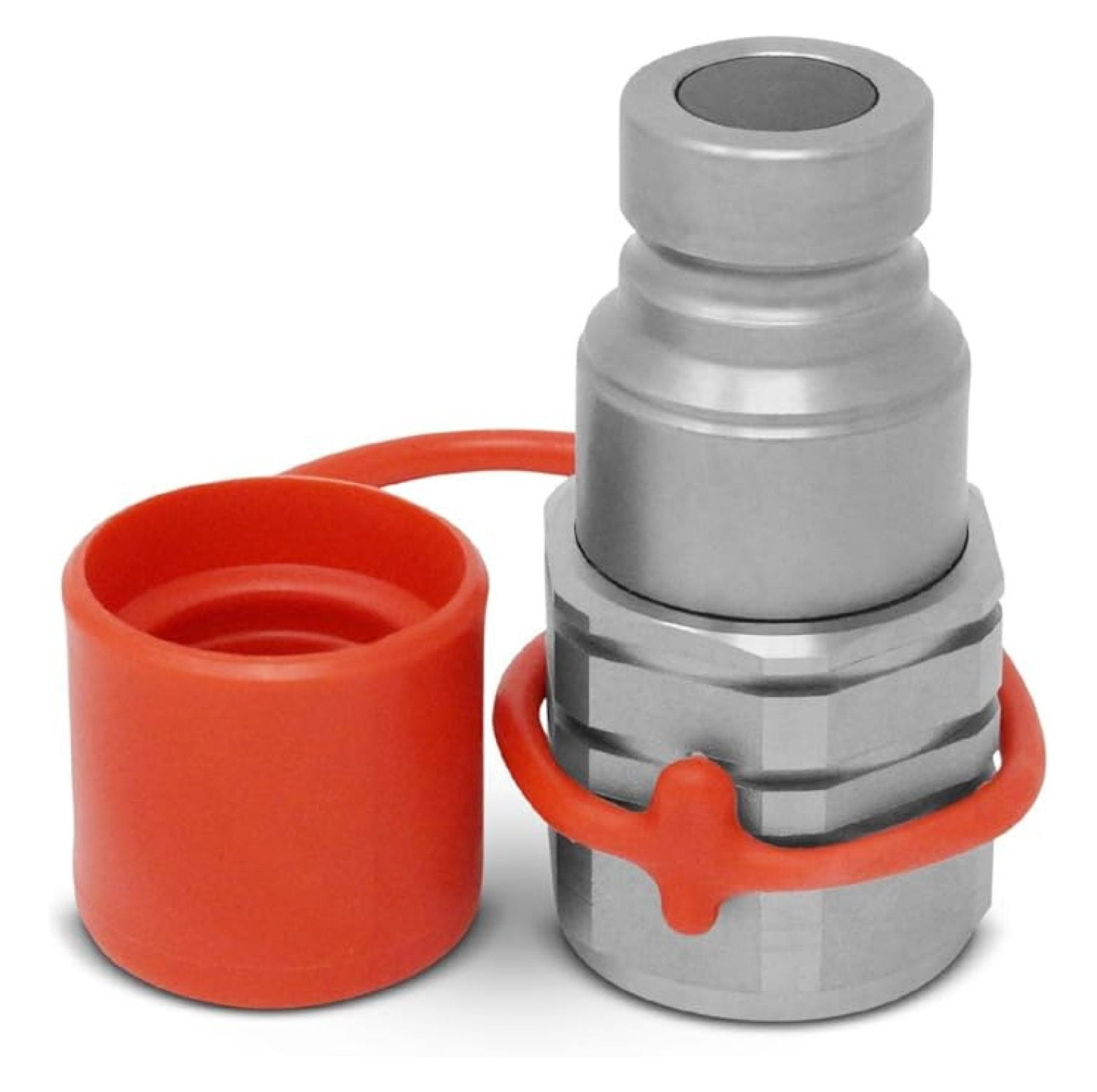 1/2" NPT Skid Steer Bobcat Flat Face Hydraulic Quick Connect Male ...