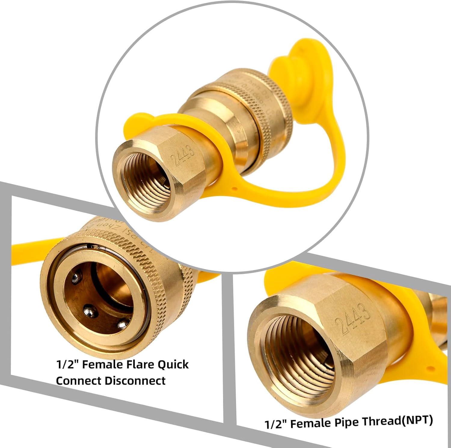 1/2 Natural Gas Quick Connect, Natural Gas Quick Connect Fittings for ...
