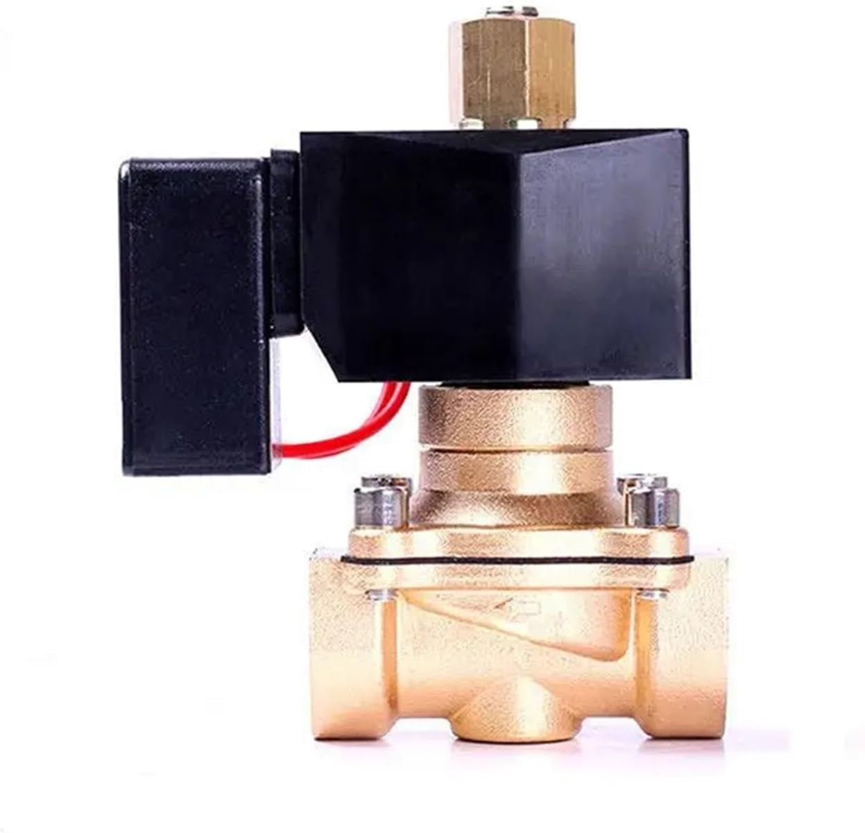1/2" Normally Open Brass Solenoid Valve 24 hours Non Heating 220V 110V 24V 12V Energy-Saving ...