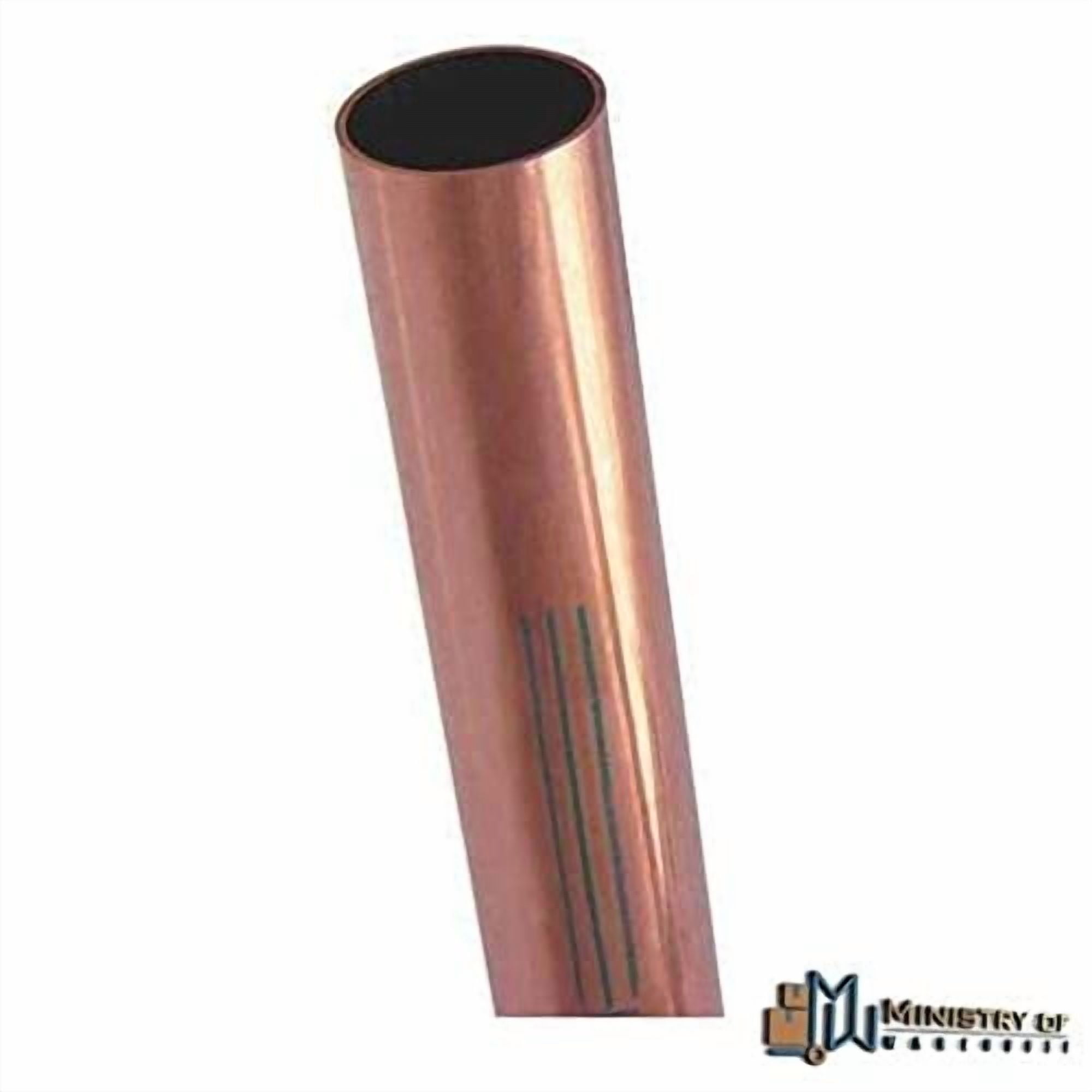 1/2" Od X 2 Ft. Straight Copper Tubing Type K Kh03002 - Walmart.com