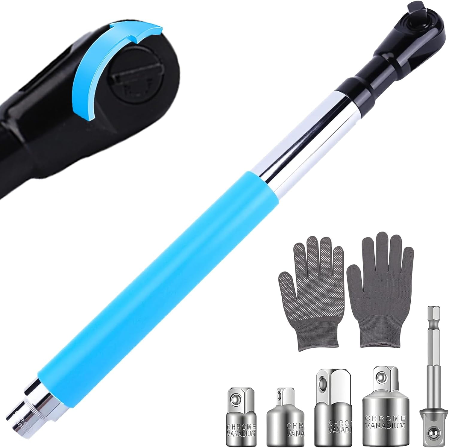 1/2" Offset Extension Wrench for with Versatile 4 Drive Adapters,1/2 ...