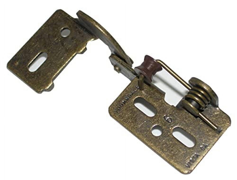 1/2" Overlay Self Closing Knife Hinge for 5/8"+ Thick Doors - Walmart.com