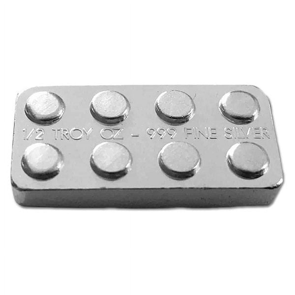1/2 Oz Building Block Bar (2 x 4) - .999 Pure Silver - Walmart.com
