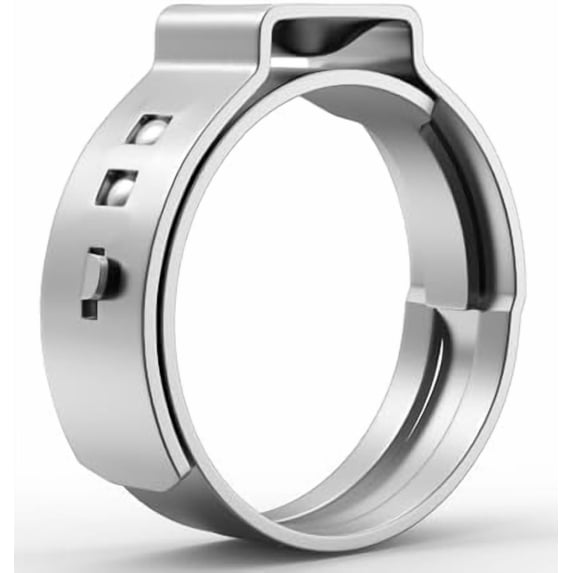 1/2" PEX Cinch Clamp Rings, 50 Pack, Stainless Steel, PEX Pipe Clamps ...