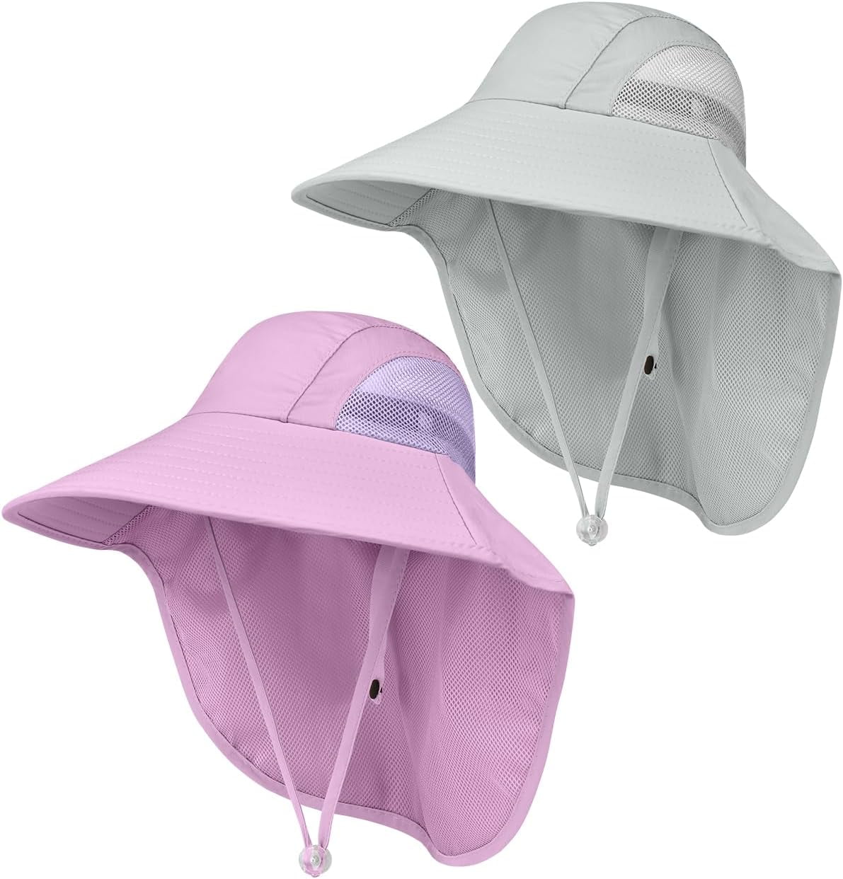 1/2 Pack Kids Sun Hat UPF50+ Summer Beach Play Sun Protection Hats with ...