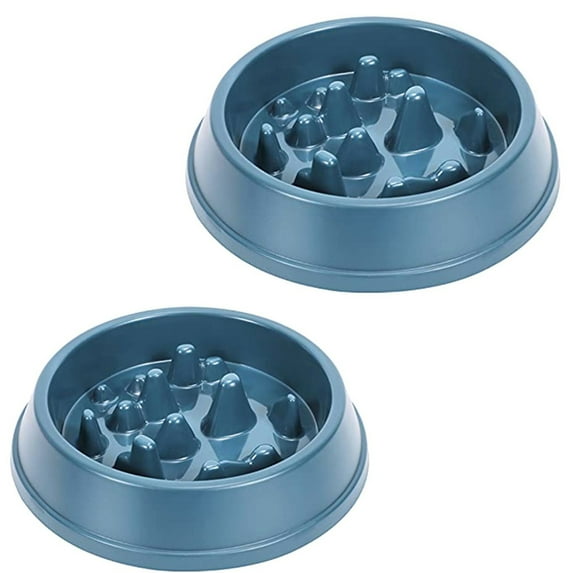 1/2 Pack Slow Feeder Dog Bowl, Anti-Chocking Slower Feeding Dog Cat ...