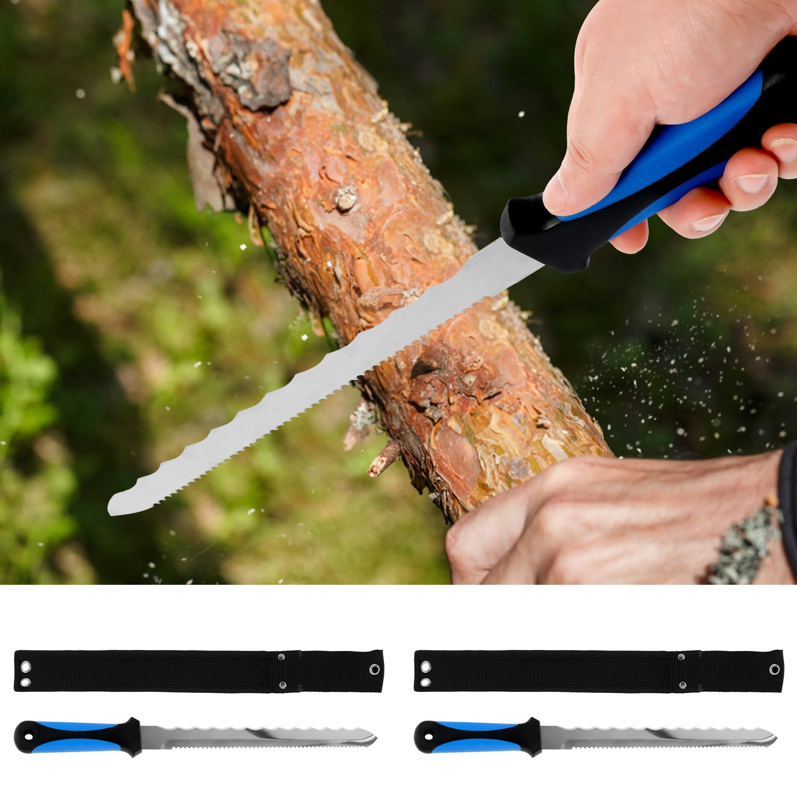 1/2 Pcs Insulation Knife with Nylon Sheath Stainless Steel Blade ...