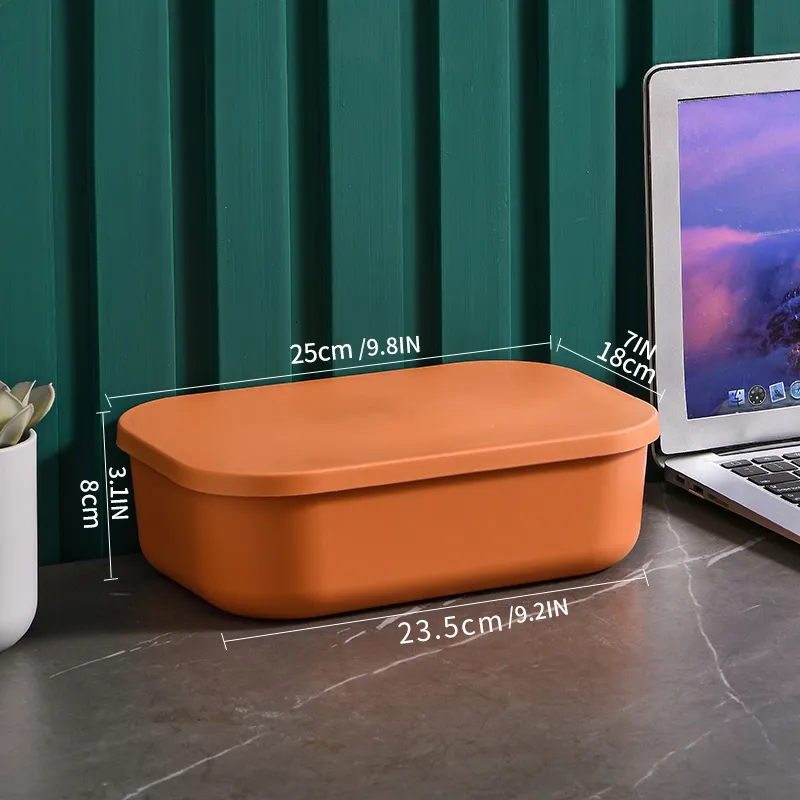 1/2 Pcs Plastic Storage Bins, Stackable Baskets with Lid and Handle ...