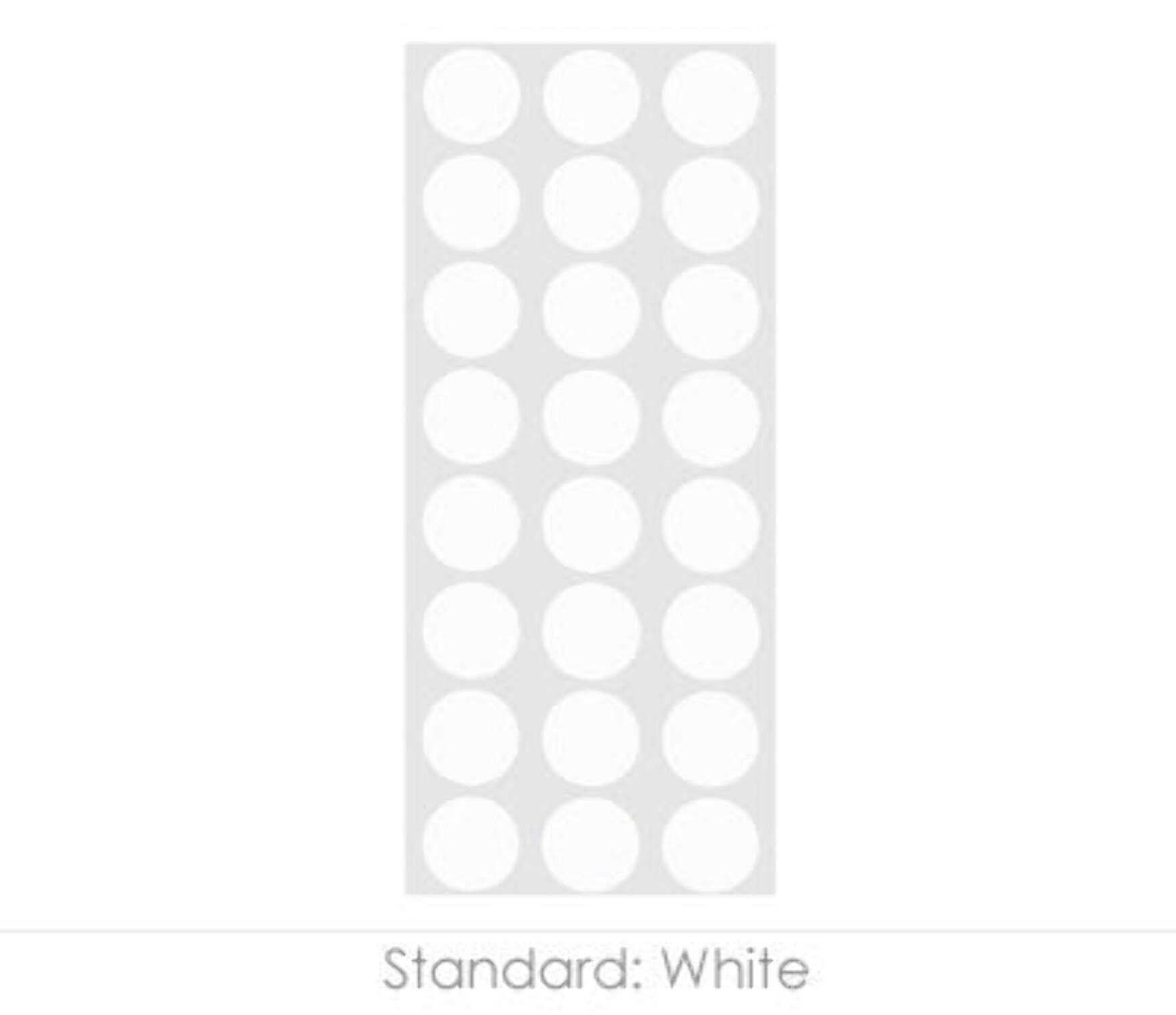 1/2" Permanent Round, Color-Code Dots: 1,200/Pack - Walmart.com