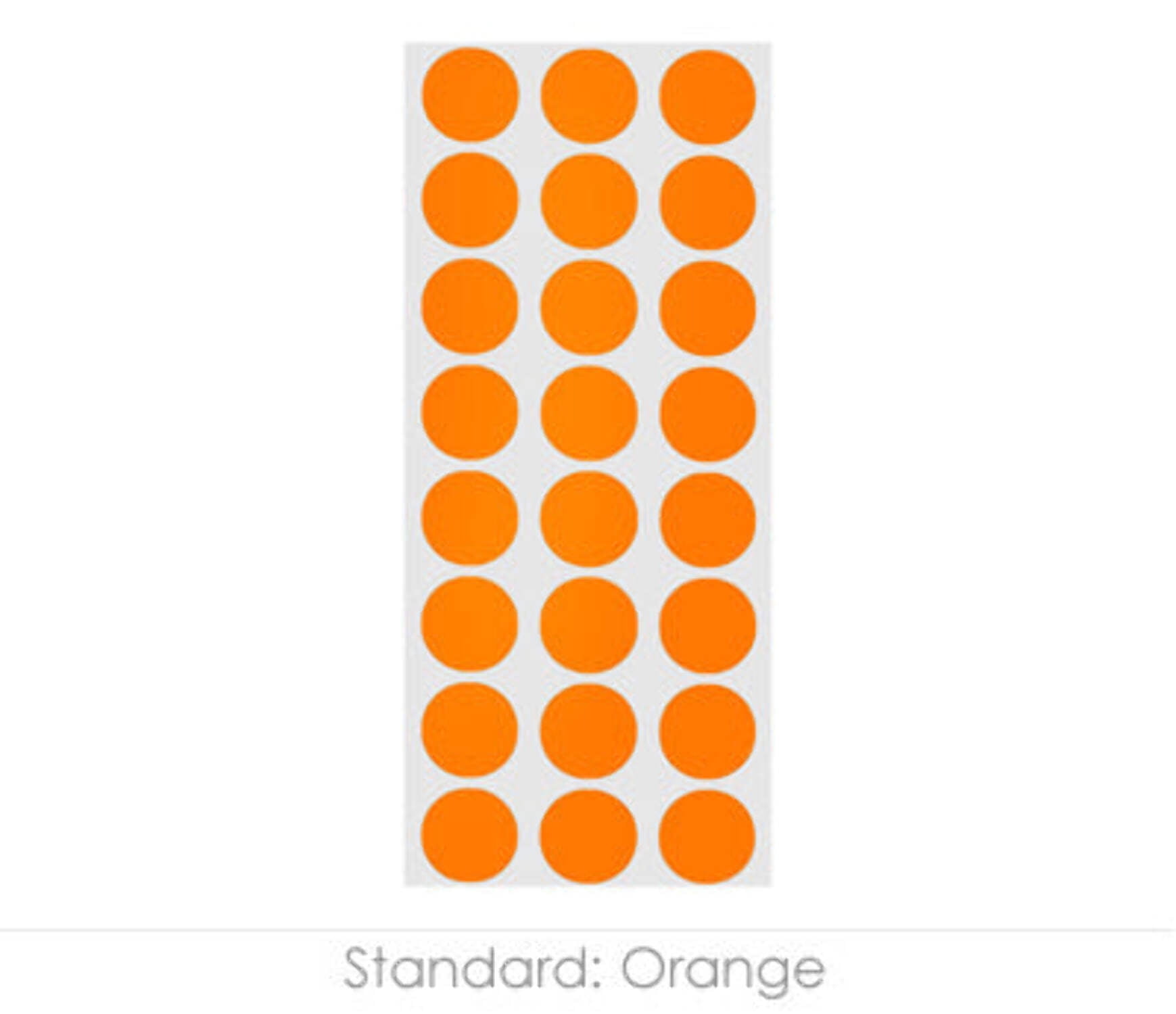 1/2" Permanent Round, Color-Code Dots: 1,200/Pack - Walmart.com