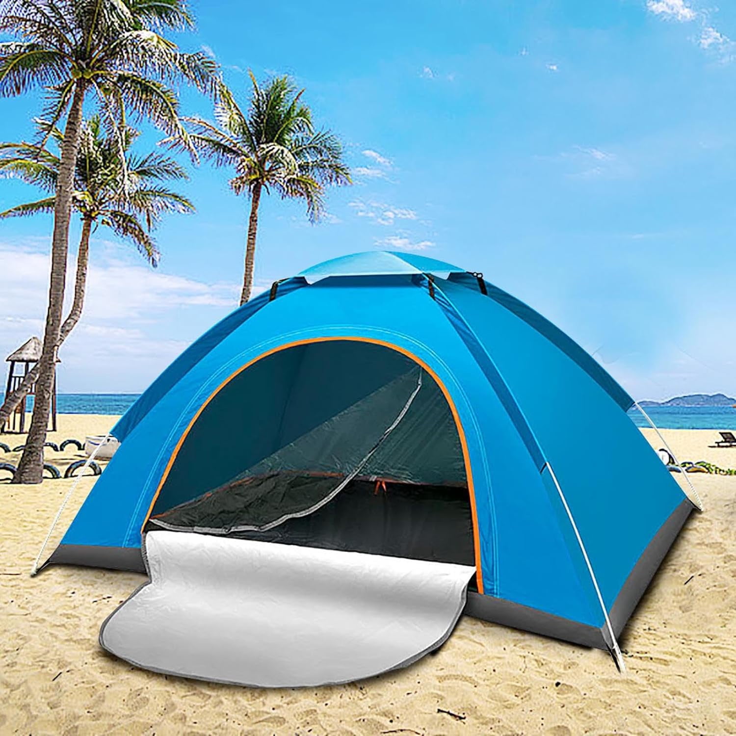 1-2 Person Camping Tent Lightweight Backpacking Tent Waterproof ...