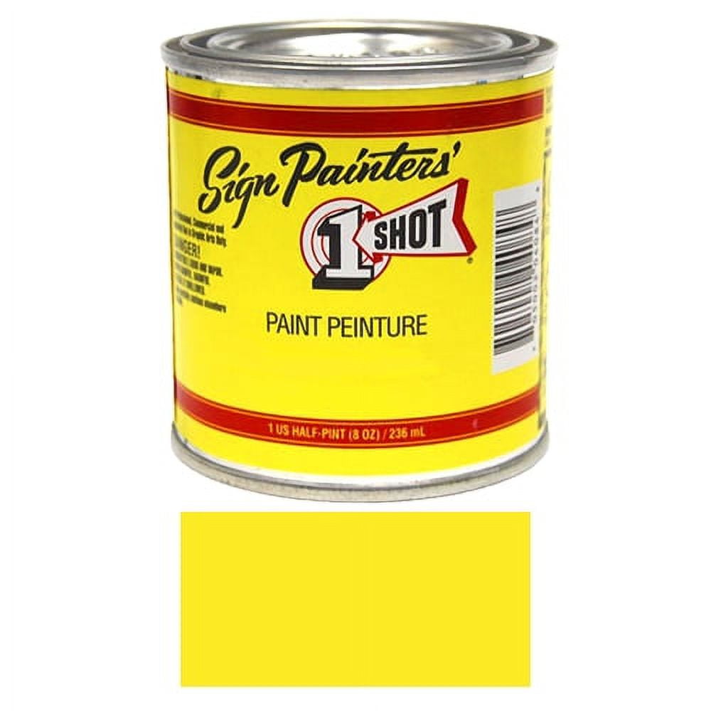 1/2 Pint 1 Shot PRIMROSE YELLOW Paint Lettering Enamel Pinstriping ...
