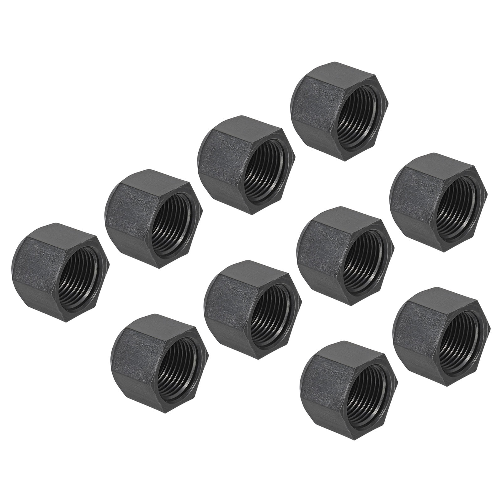 Uxcell Plastic Flare Cap Female Thread 5Pcs 45 Degree SAE Flare Tube ...