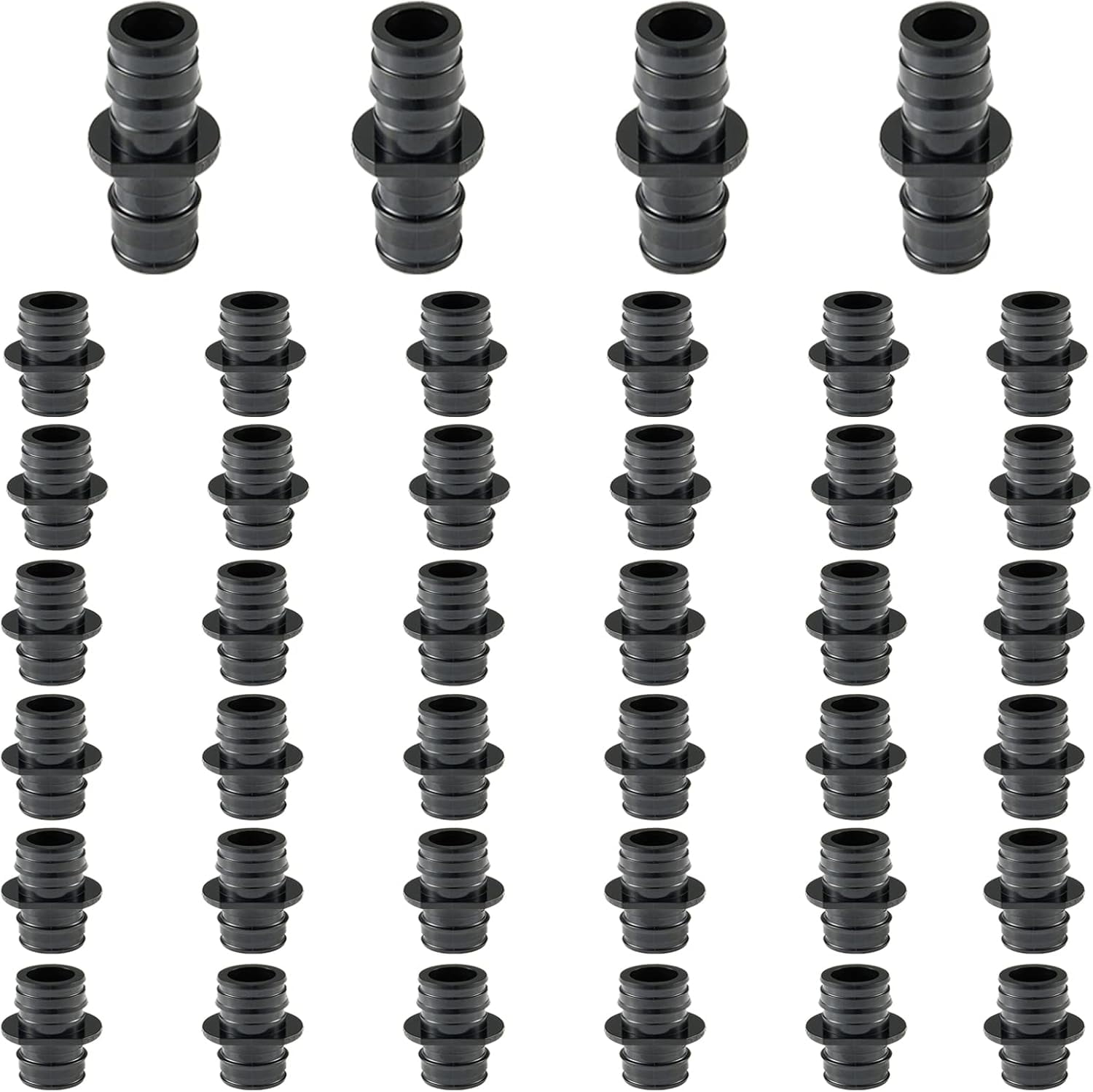 1/2" Poly PEX A Expansion Fitting,40 Pack Straight Coupling PPSU PEX F1960 Fittings,1/2Inch Pex ...
