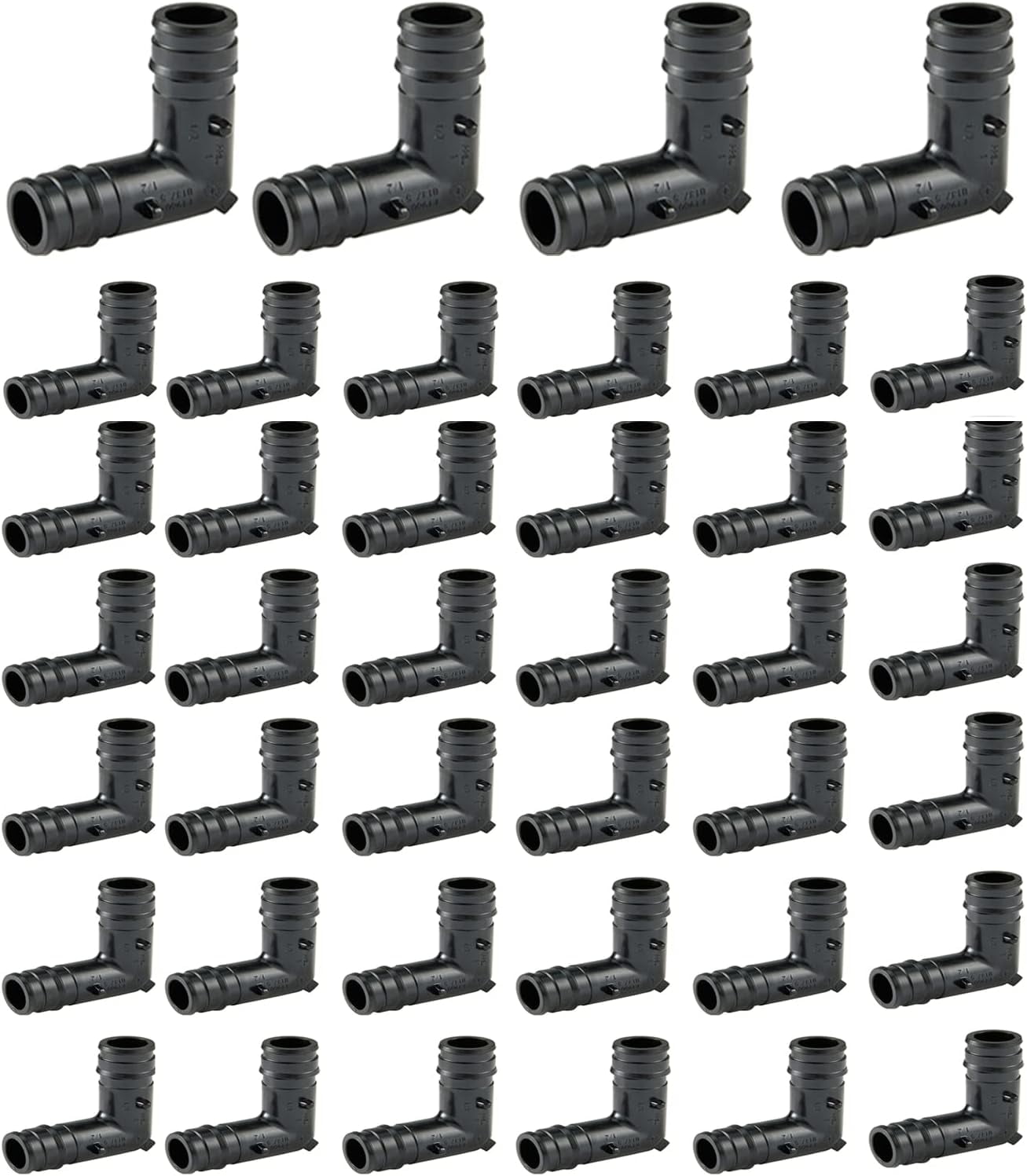 1/2" Poly PEX A Expansion Fitting,40 Pack 90 Degree Elbow PPSU PEX F1960 Fittings,1/2Inch Pex ...
