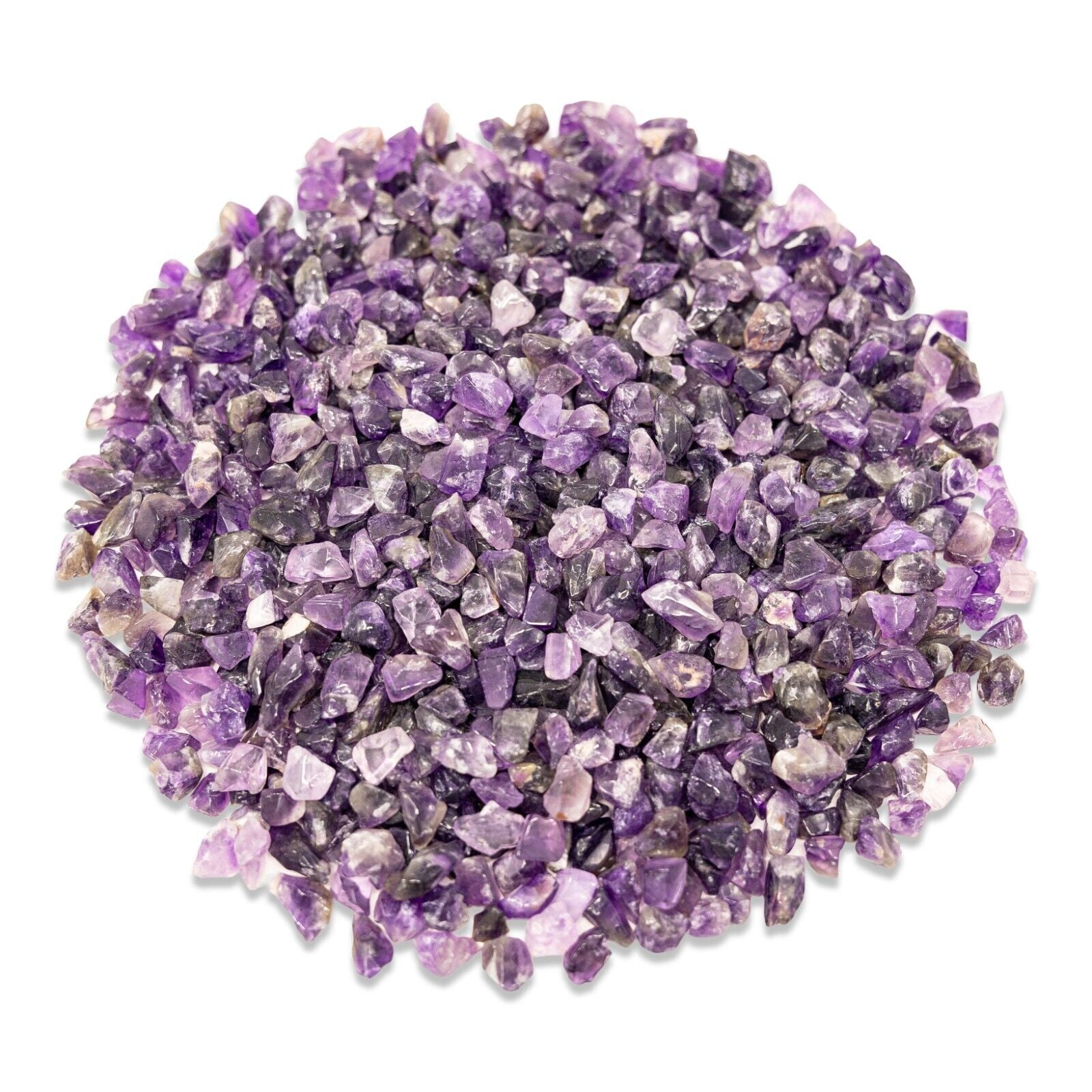1/2 Pound Tumbled Amethyst Crystal Chips Bulk Gemstone Undrilled Beads ...