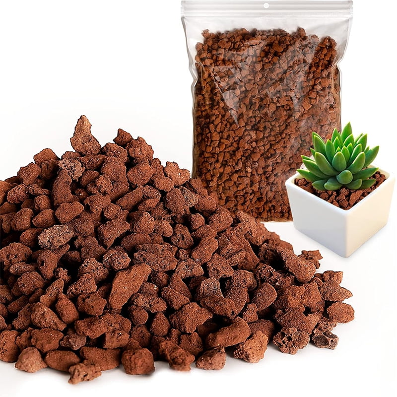 1/2 Pounds of Red Lava for Indoor and Outdoor Fire Pits, Fireplaces ...