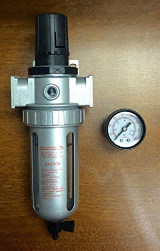 1/2" Pressure Regulator/Particulate Filter Moisture Water Trap ...