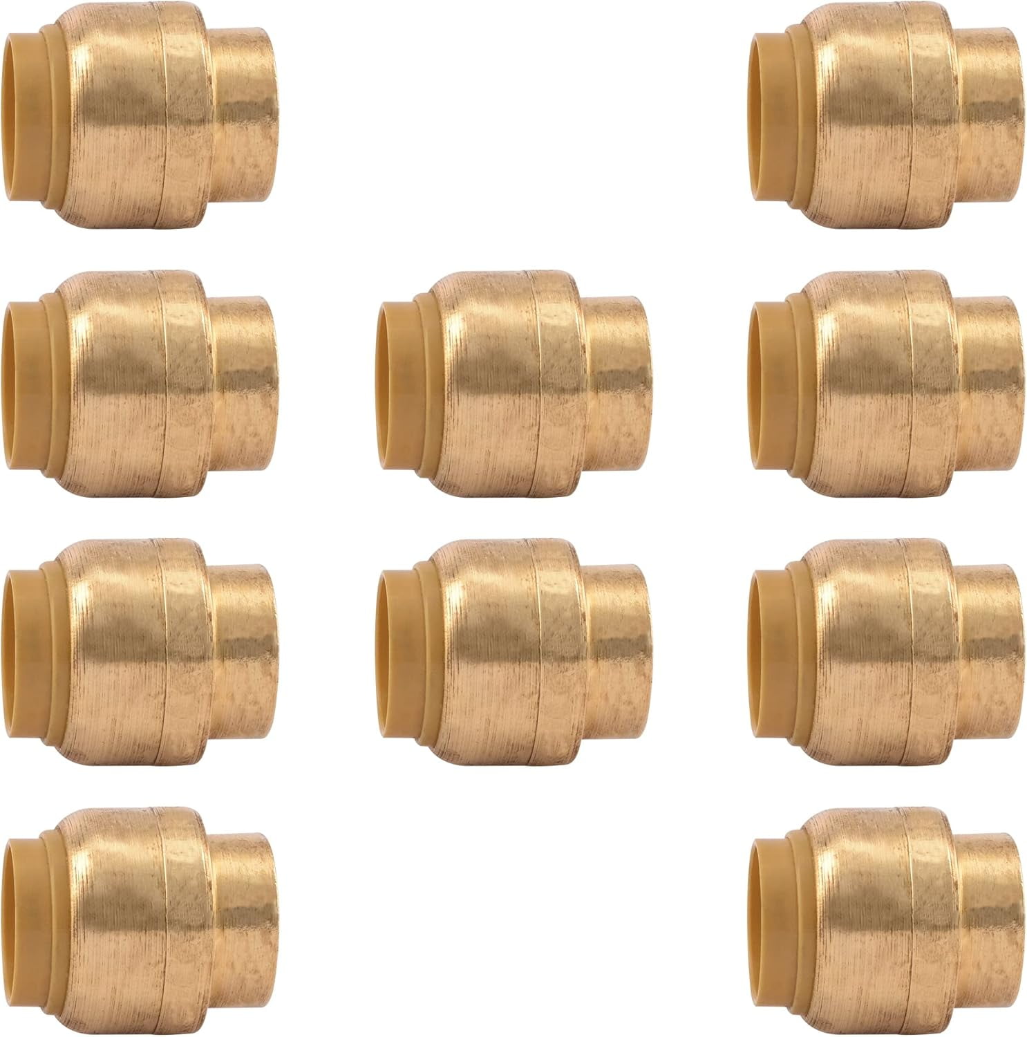 1/2" Push Fit End Cap, Push-to-Connect Plumbing Fitting, Stop End ...