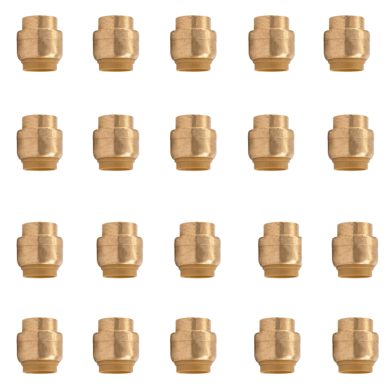 1/2" Push Fit End Cap, Push-to-Connect Plumbing Fitting, Stop End ...