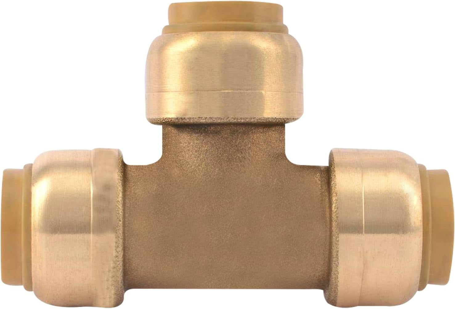 1/2" Push Fit Plumbing Tee - Push-to-Connect Plumbing Fittings - Straight/Elbow/Tee Plumbing ...