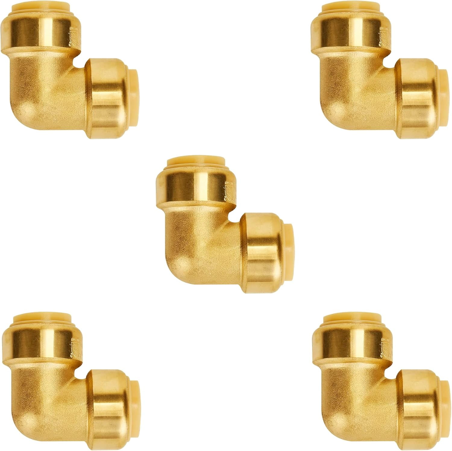 1/2" Push fit 90 Degree Elbow (Pack of 5) - Walmart.com