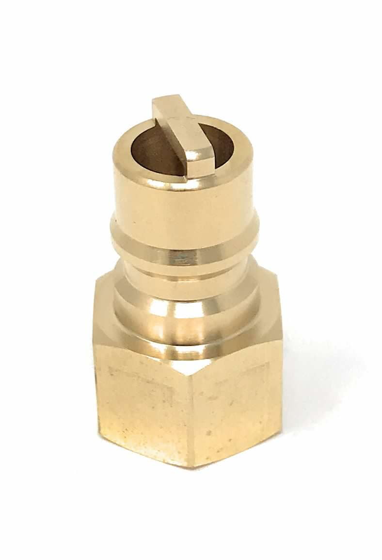 1/2" QDD Female NPT Hose Connector Plug, Brass Quick Release Valve ...