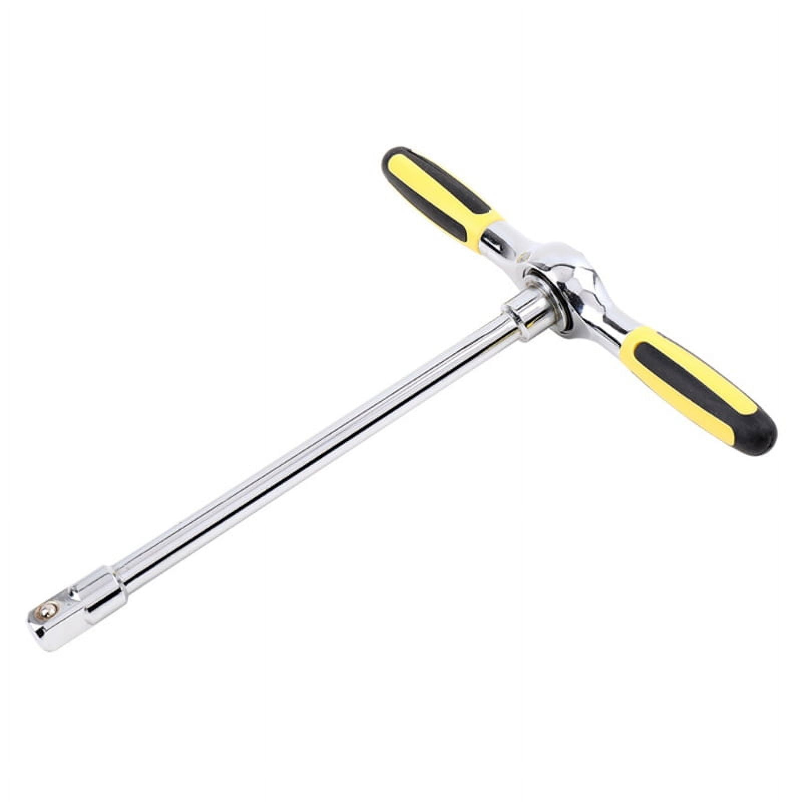 1/2" Ratchet T-Handle Removal Spanner External Hexagon Wrench Socket ...