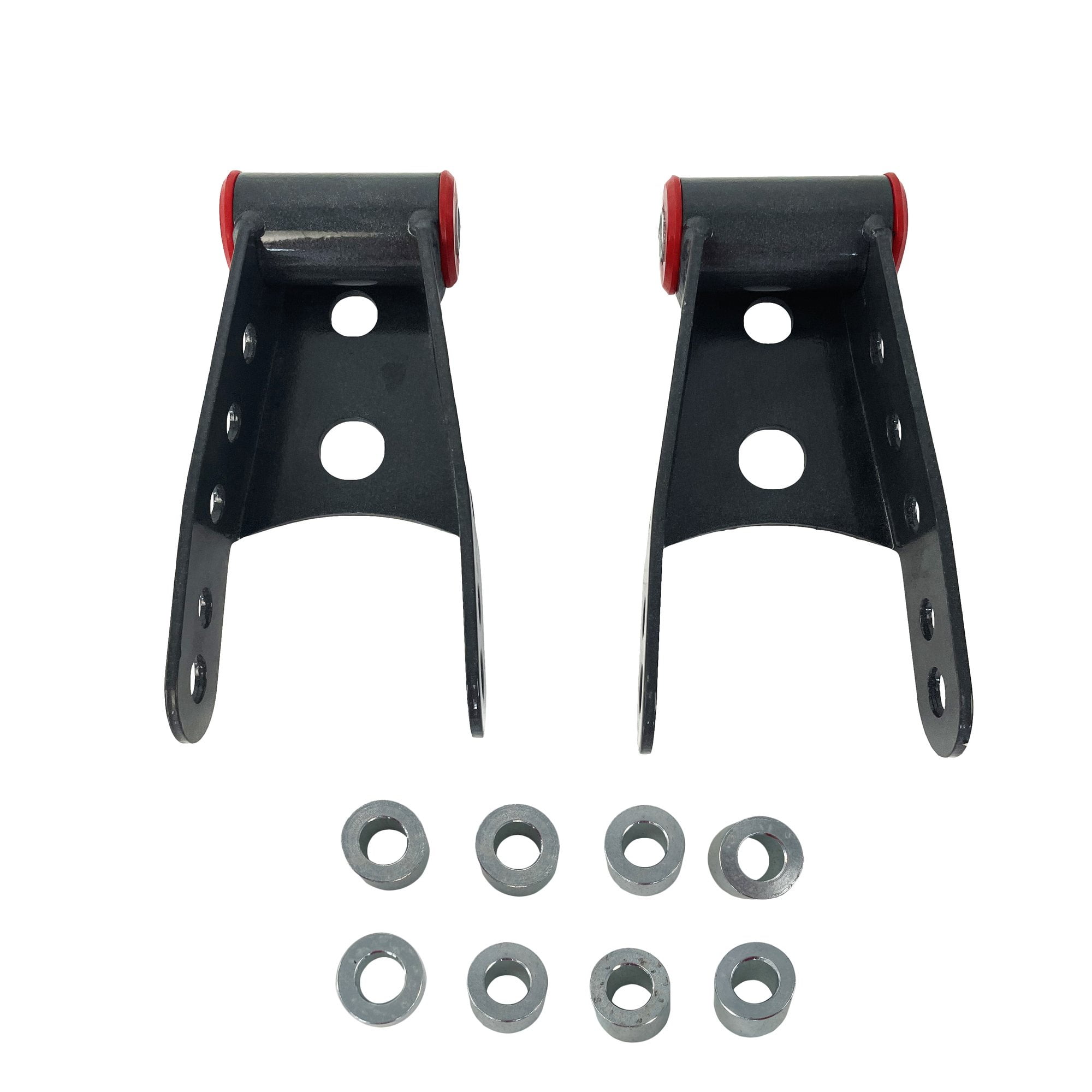 1"-2" Rear Drop Leaf Spring Shackle Lowering Kit For 2015-2020 Ford F ...