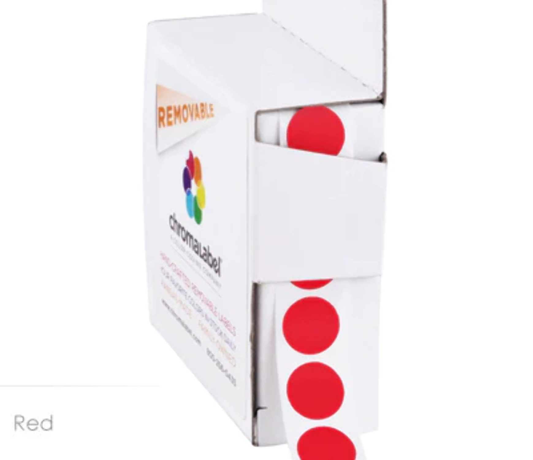 1/2 Removable Round, Color-Code Dot Stickers: 250/Box - Walmart.com