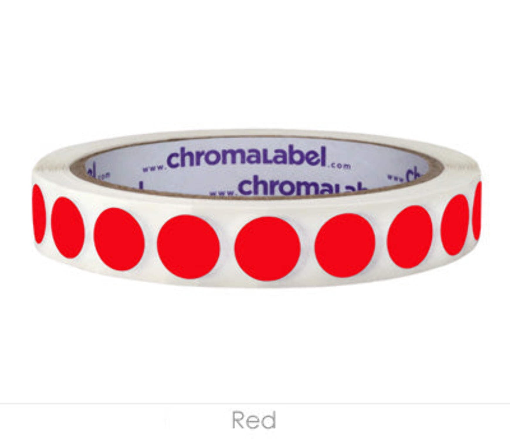 1/2" Removable Round, Color-Code Dots: 1,000/Roll - Walmart.com
