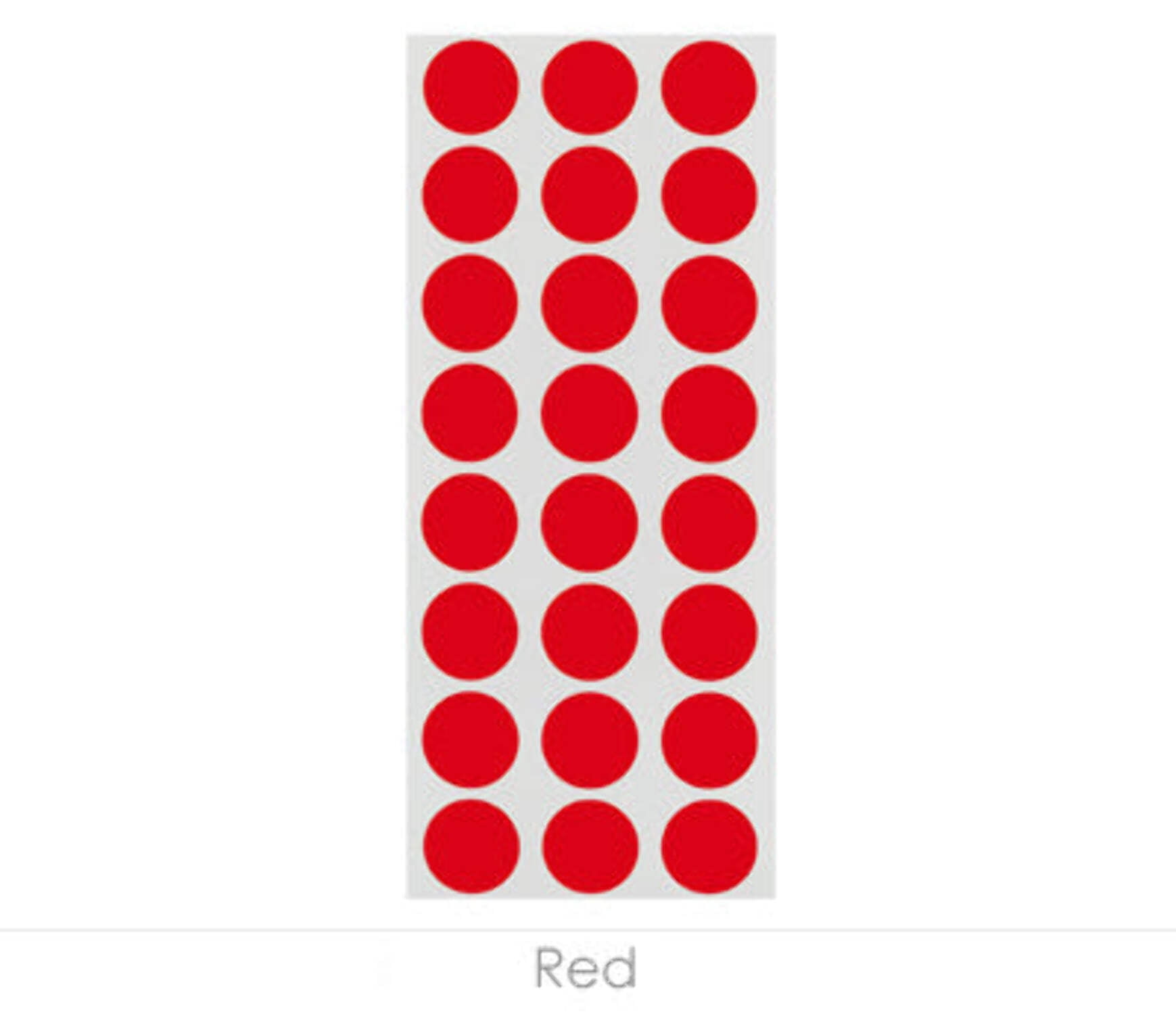 1/2" Removable Round, Color-Code Dots: 1,200/Pack - Walmart.com