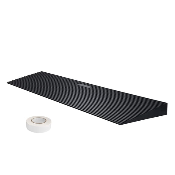 1.2" Rise Rubber Threshold Ramp - 35.4" Wide, Wheelchair & Robot ...