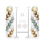 4 Sets Balloon Stand Kits, Balloon Sticks Holder with Base for Table ...