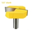 1/2\" Shank 2-1/4\" Cleaning Bottom Router Bit Milling Cutter For ...