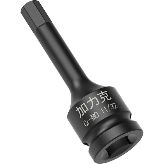 1/2" Square Drive Impact Hex Bit Socket, 78mm(3.07") Length, Hex Driver ...