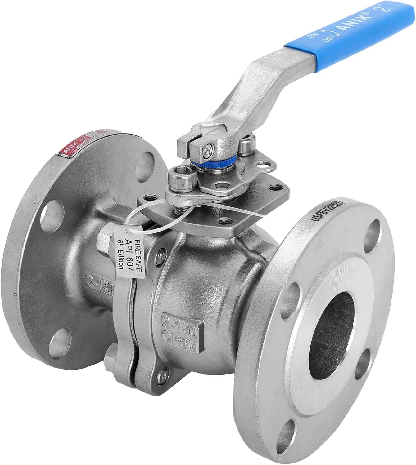 1/2" Stainless Steel Flanged Ball Valve ANSI Class 150 - Walmart.com