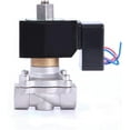 1/2" Stainless Steel Non Solenoid Valve Waterproof Normally Open Solenoid Valve With LED Power ...