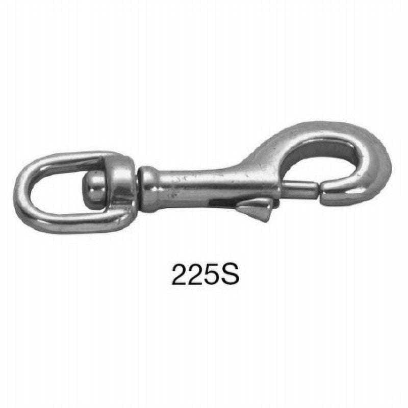 1/2" Stainless Steel Swivel Round Eye Bolt Snap WLL 170 LB Bulk, Each ...
