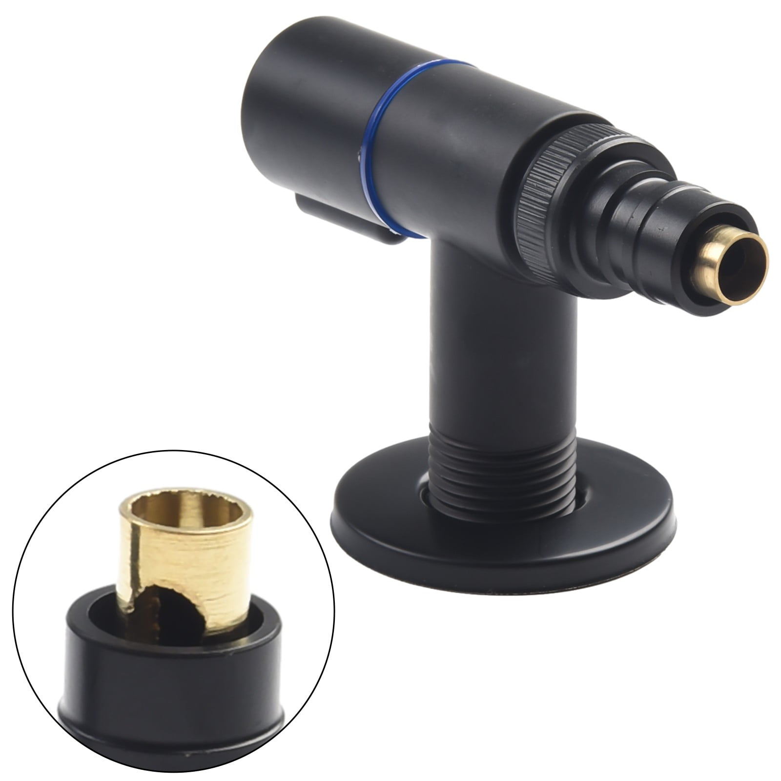 1/2\" Stainless Steel Washing Machine Faucet Water Stop Quick Opening ...