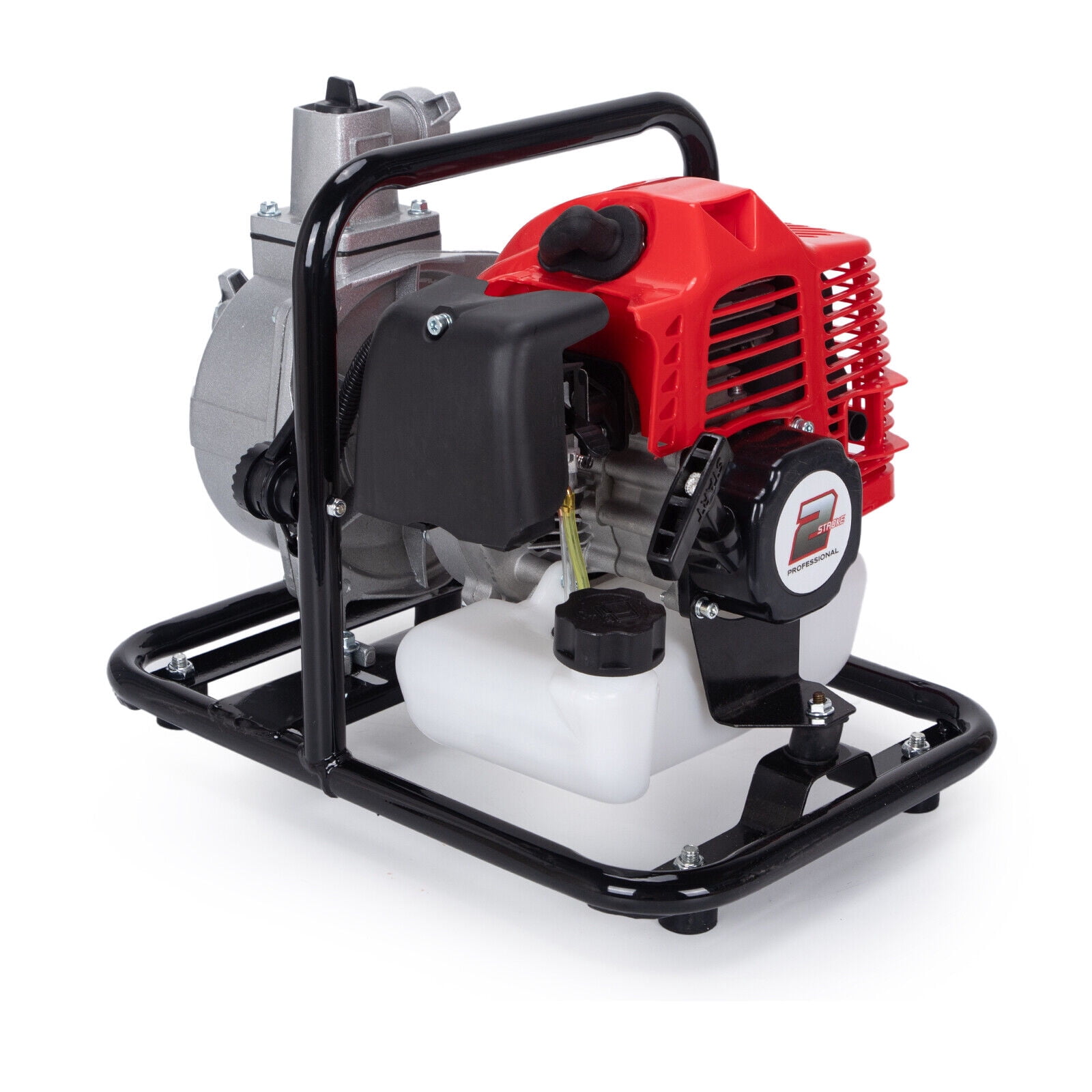 1" 2-Stroke Gas-Powered Gasoline Water Pump Semi-Trash Water Transfer ...
