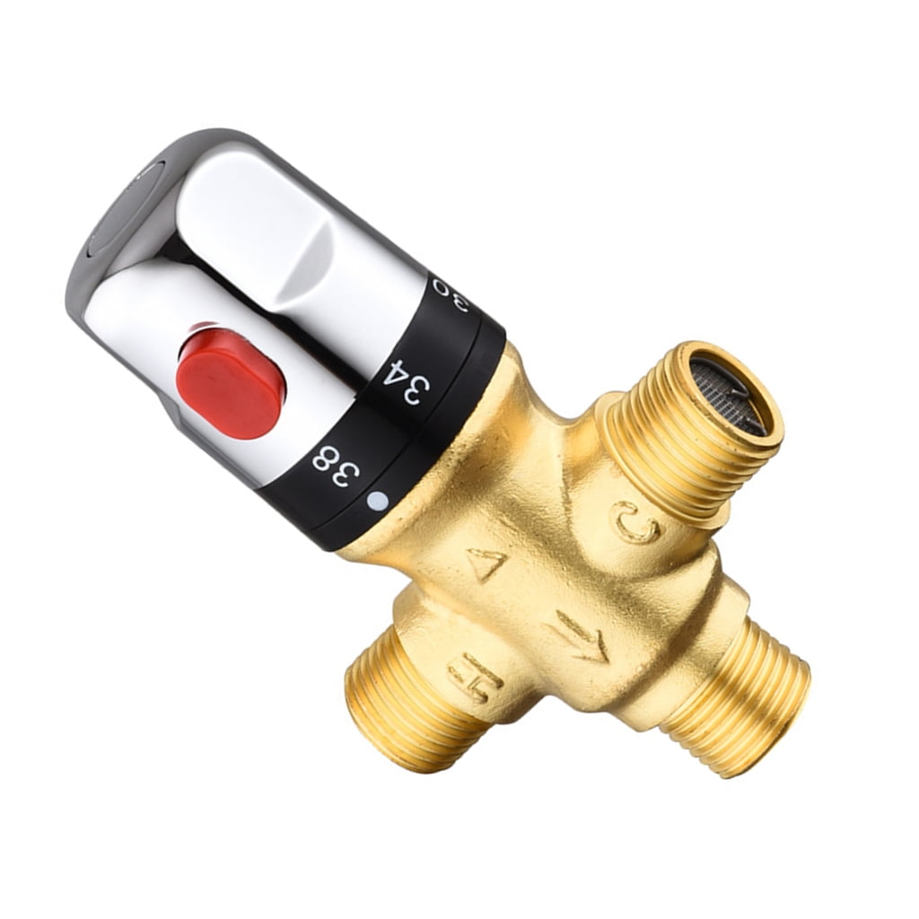1/2 Thread Thermostatic Valves Temperature Control for Home Plumbing ...