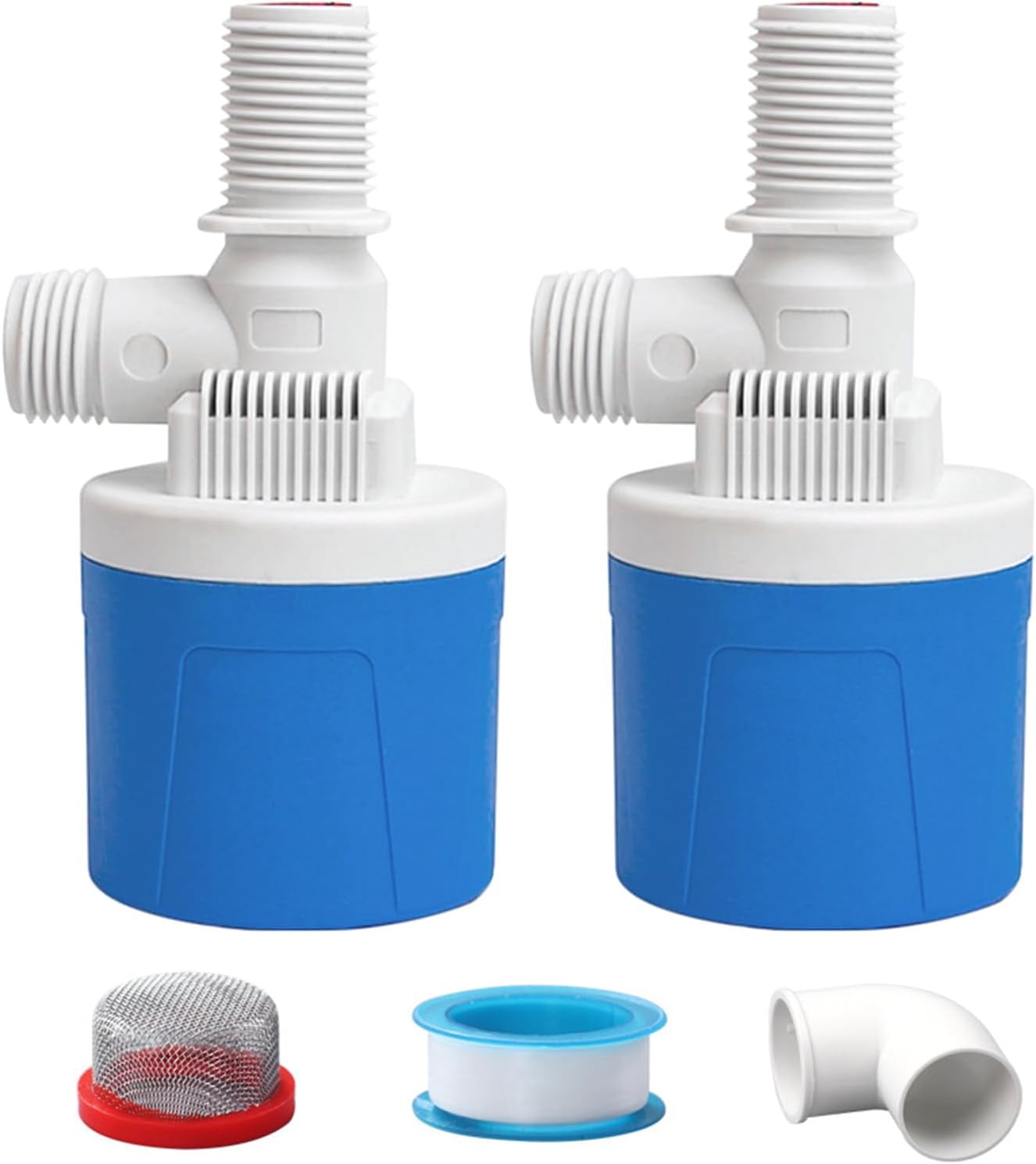 1/2" Top Inlet Water Float Valve, 2 Pack Automatic Water Level Control ...