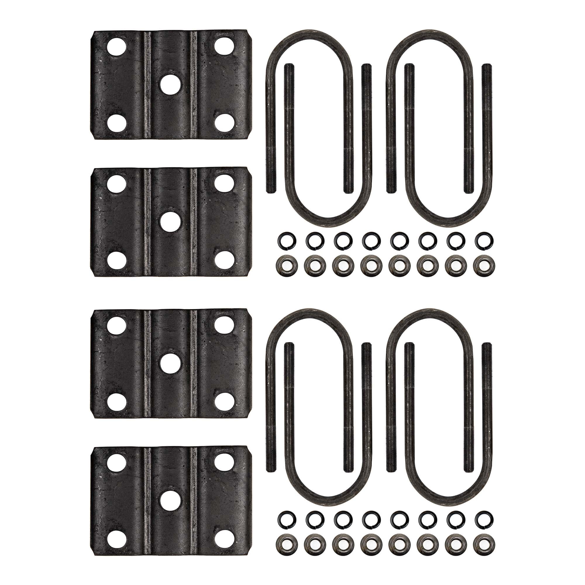1/2" Trailer U-bolt kit for 3" Tube 5200 - 7000 lb Axles, Set (2 pc ...
