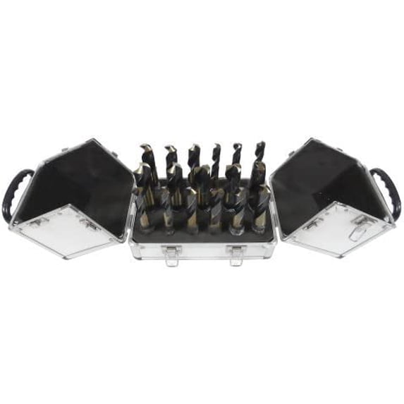 1/2â€ Tri-Shank Silver and Deming Drill Bit Set (17 Piece) - Walmart.com