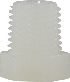1/2 White Nylon Hex Head Plug, Plastic Pipe Fittings, Plastic Fittings ...