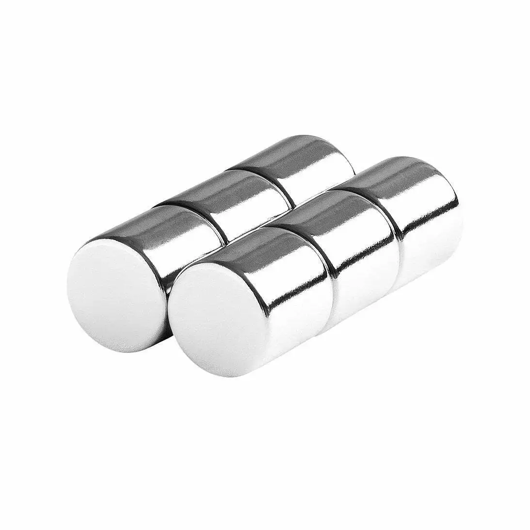 1/2 X 1/2 Inch Strong Neodymium Rare Earth Cylinder Magnets N52 (6 Pack ...