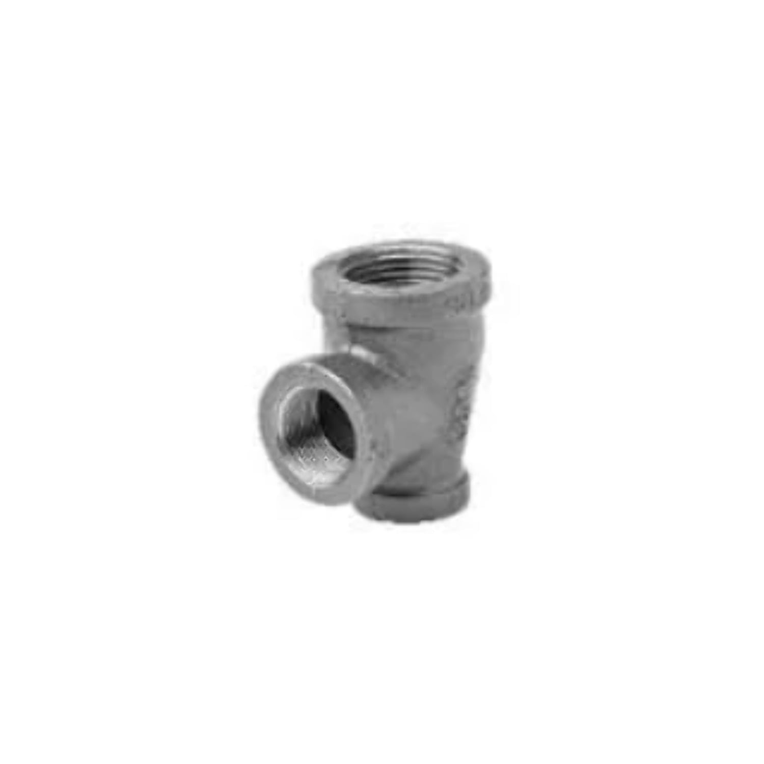 1/2" X 1/4 X 1/2" MI GALVANIZED REDUCING TEE - Walmart.com