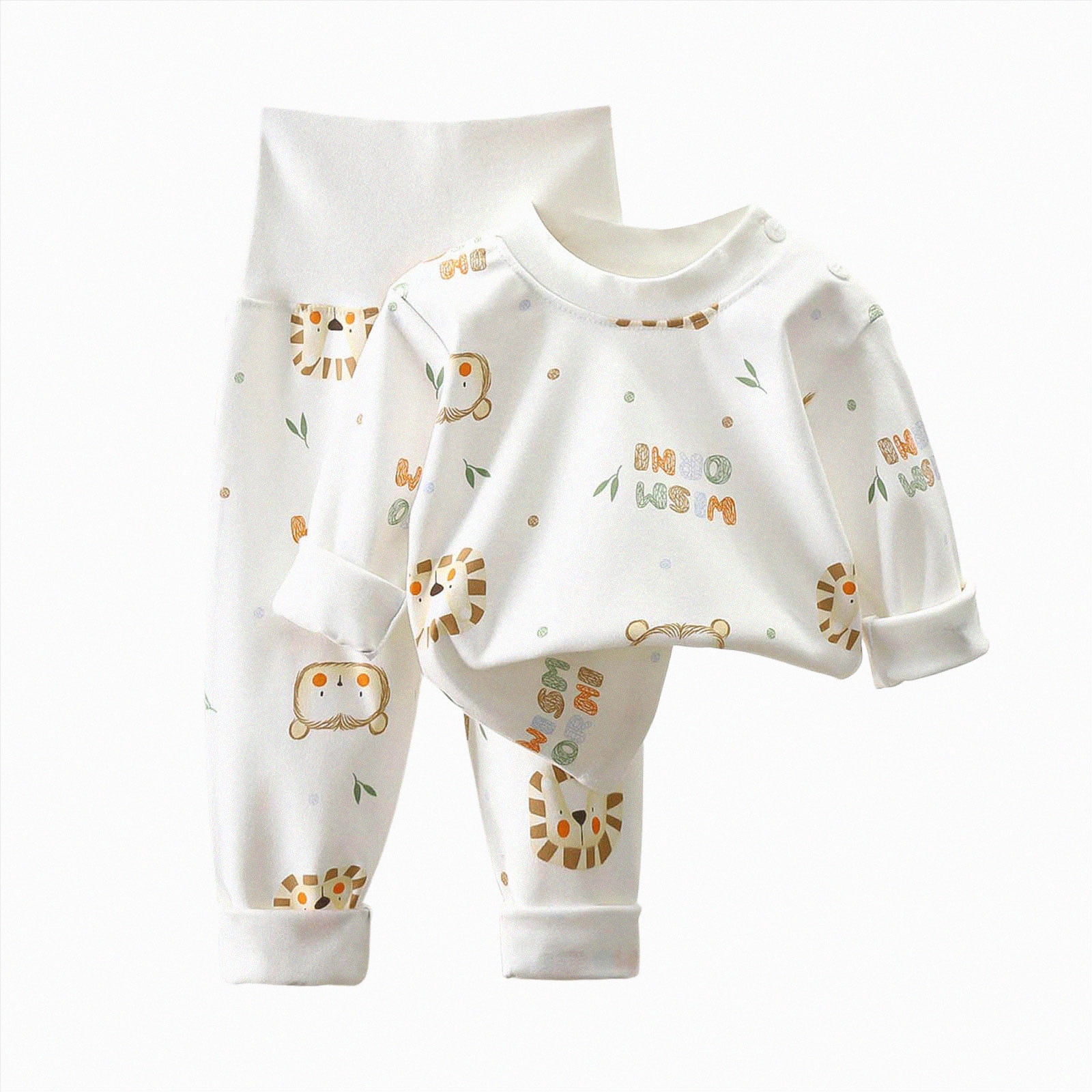 1-2 Years Toddler Baby Girls And Boys Long Sleeved Home Clothes Cute ...