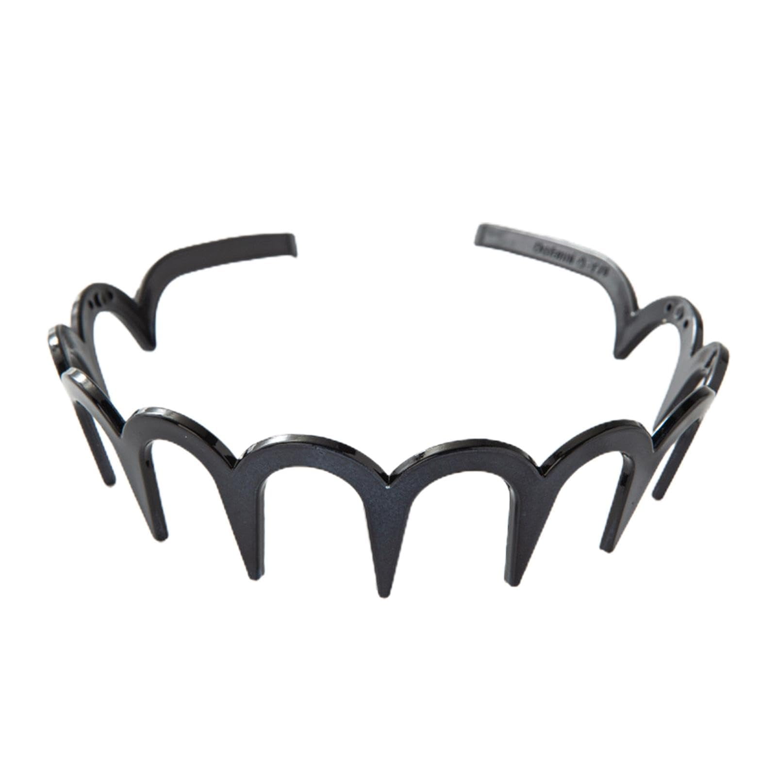 1/2 Zig Zags Headband, Tooth Headband For Women Girls, Wavy Hair Comb ...